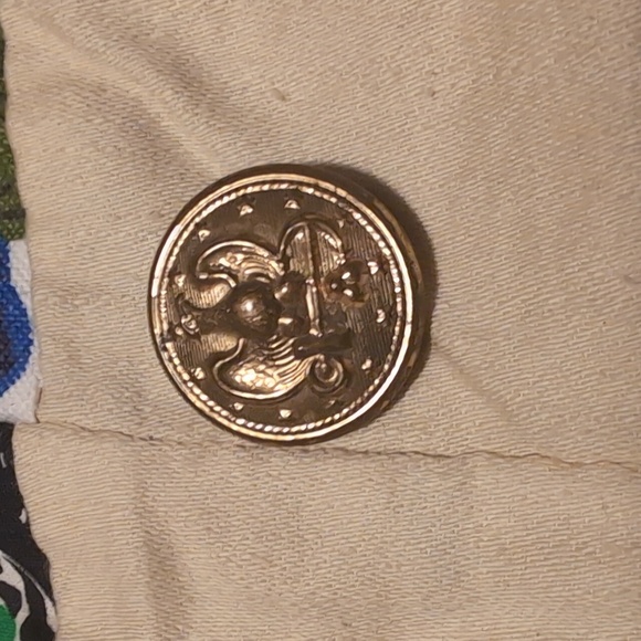 Accessories | Us Navy Officers Brass Uniform Button | Poshmark